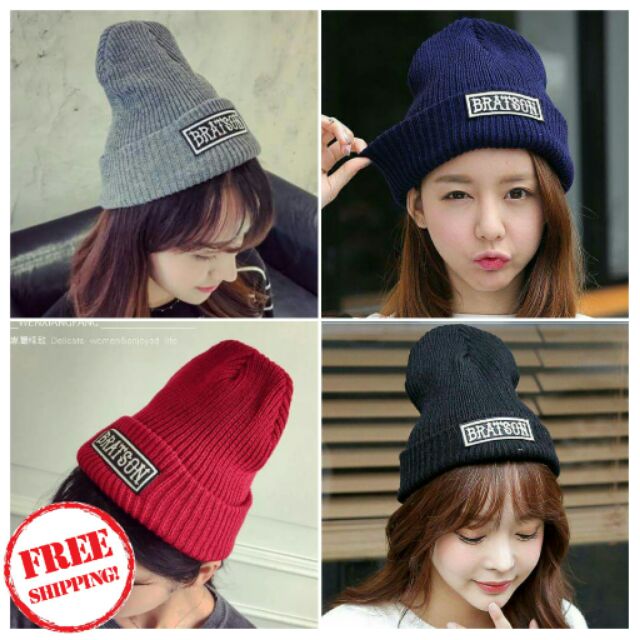 (READY STOCK MSIA) Bratson Knit Beanies | Shopee Malaysia