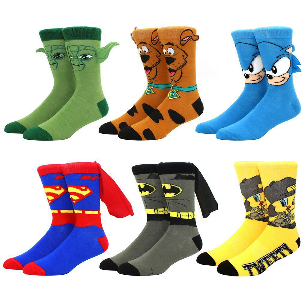 Funny Men Socks Street Cosplay Cotton Comic Woman Socks Party Novelty ...