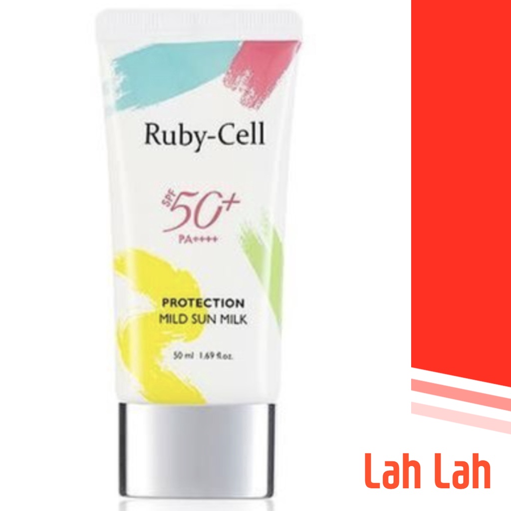 [Ruby cell] ruby cell sunscreen face sunscreen Mild sun milk/sunscreen spf50/ sun cream | Shopee ...