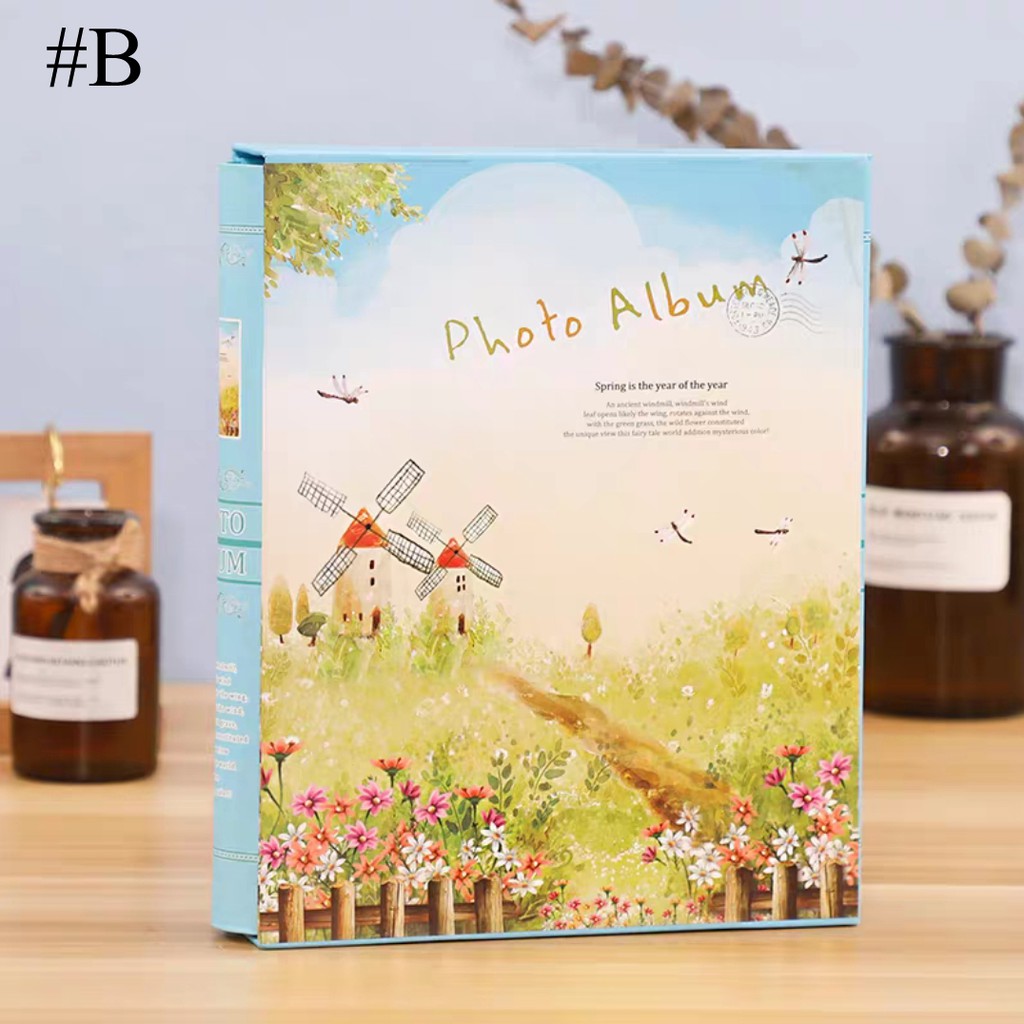 200 Sheets 4R Photo Album Interleaf Village Type Photo Album | Shopee ...