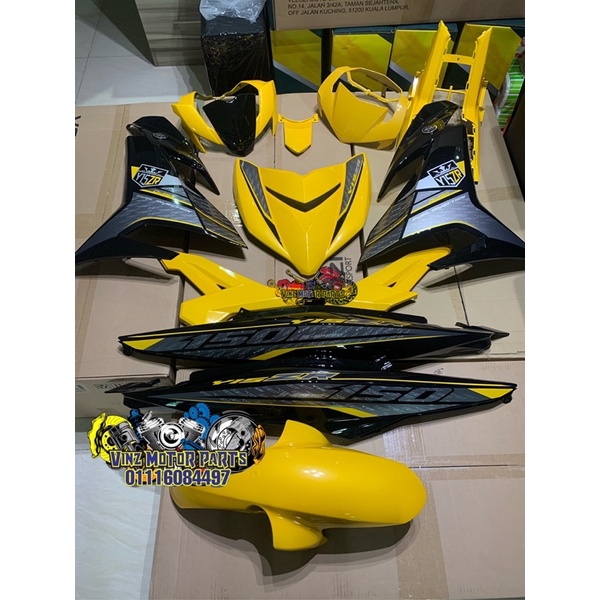 y15 coverset y15zr kuning di raja Malaysia ! | Shopee Malaysia