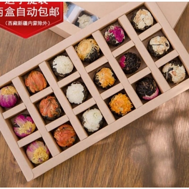 Blooming Flower Tea/Flower Blossom (Per Set 18pcs) | Shopee Malaysia