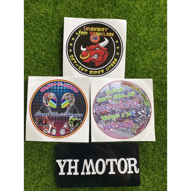sticker convoi ride motor | Shopee Malaysia