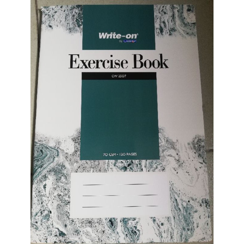 Buku Latihan Panjang Exercise Book CW2507 120 Pages 70GSM / Buku Tulis ...