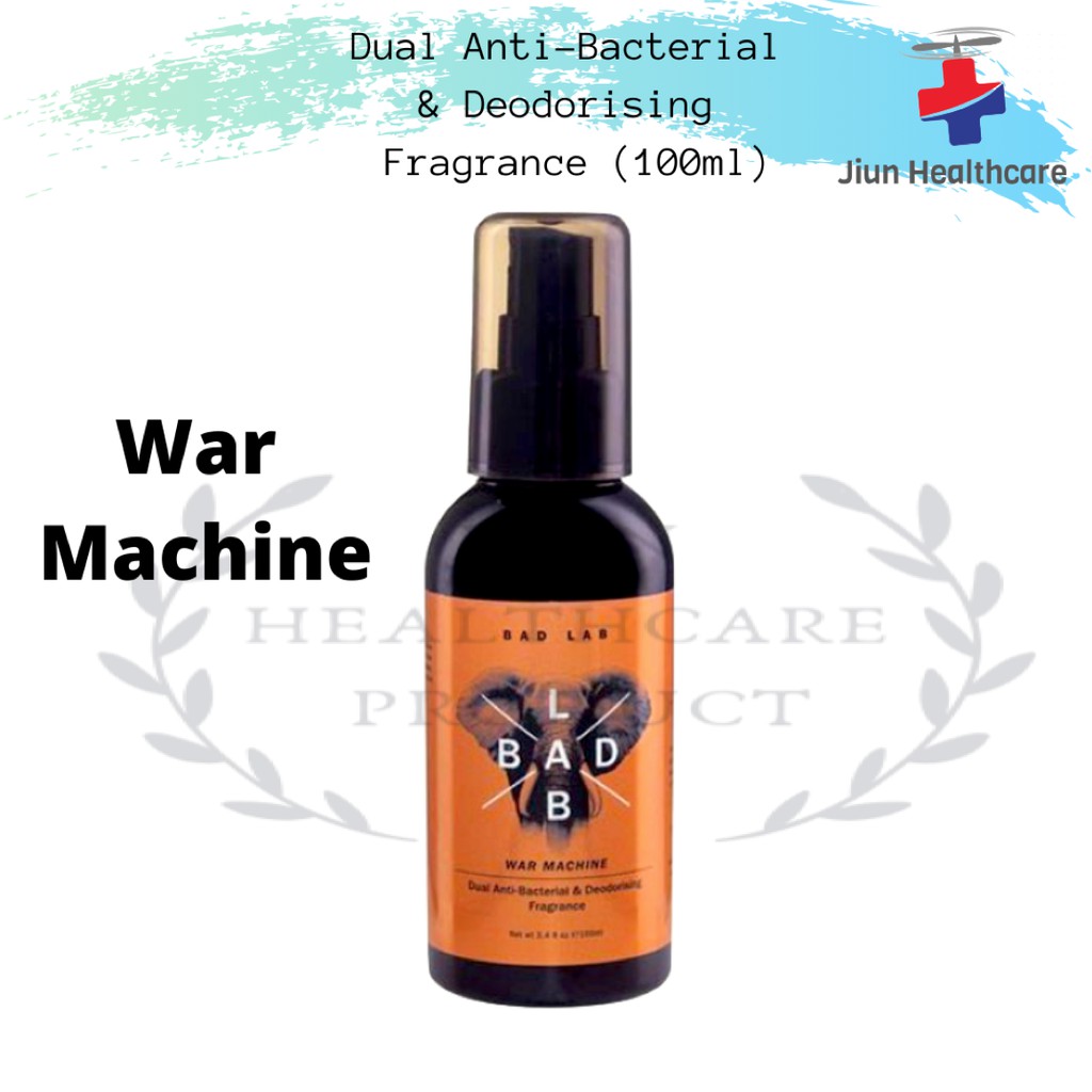 BAD LAB War Machine Dual Anti-Bacterial & Deodorant Fragrance With ...
