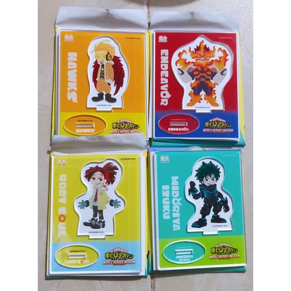 [MHA] Standee Chibi Movie WHM My Hero Academia Shoto Deku Endeavor Rody ...