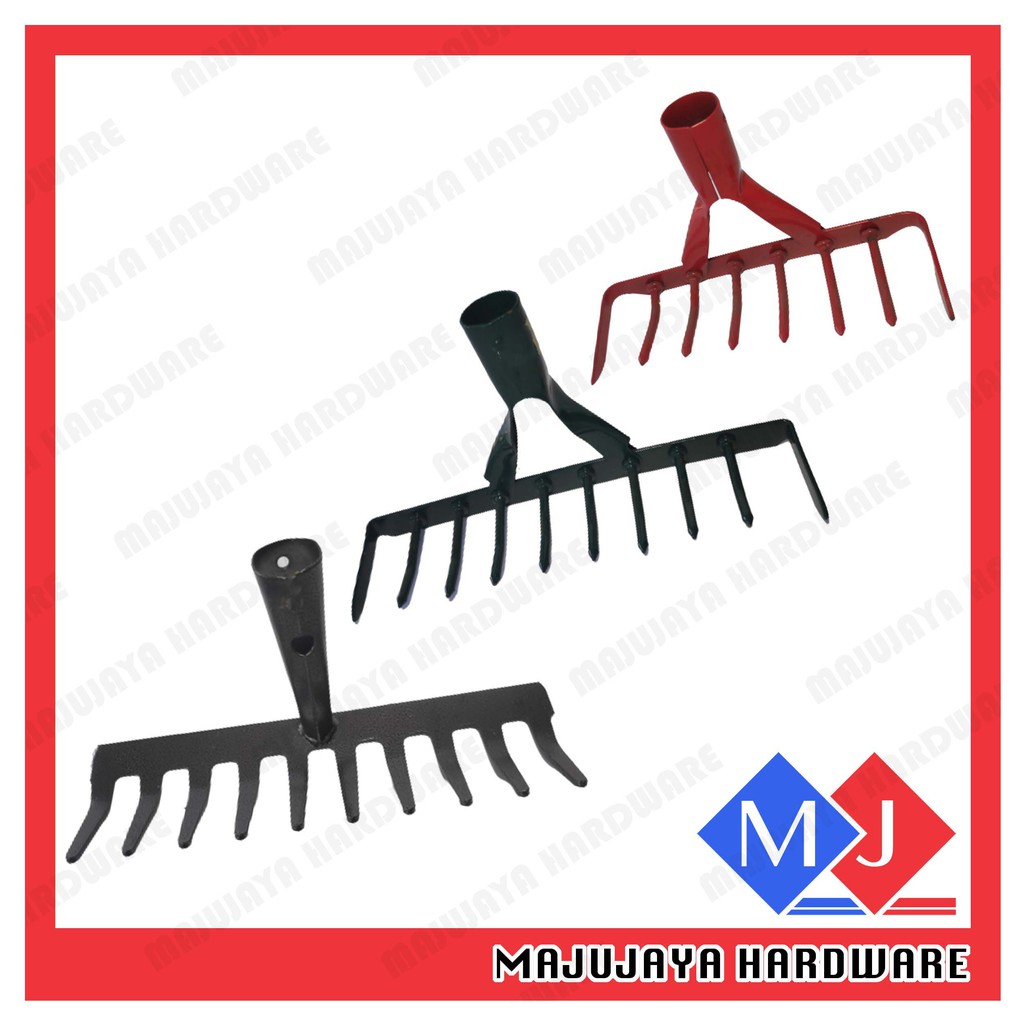 REMAX Cakar Besi 12 / 10 / 8 Teeth Heavy Duty Rake Pencakar Rumput ...