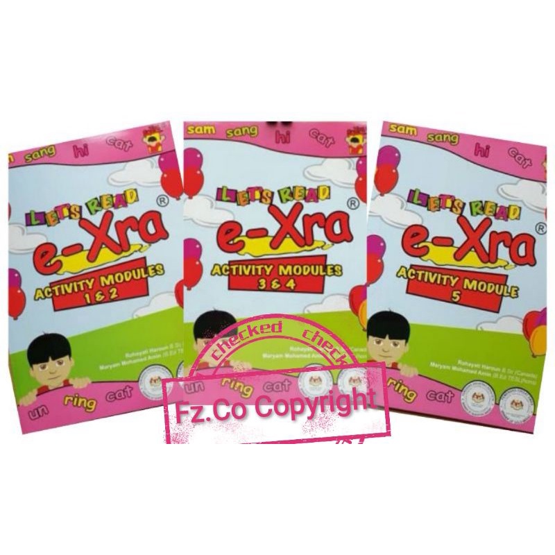 Buku Membaca BM & BI e Xra, Buku Aktiviti BM (BUKU CEPAT BACA) #4-6 ...