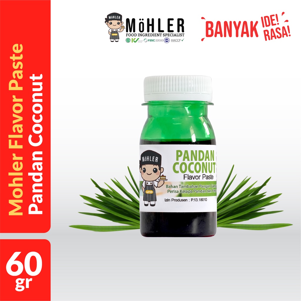 Distribute by MoHLER Malaysia - Pandan Coconut Flavour Emulco Paste 60 ...