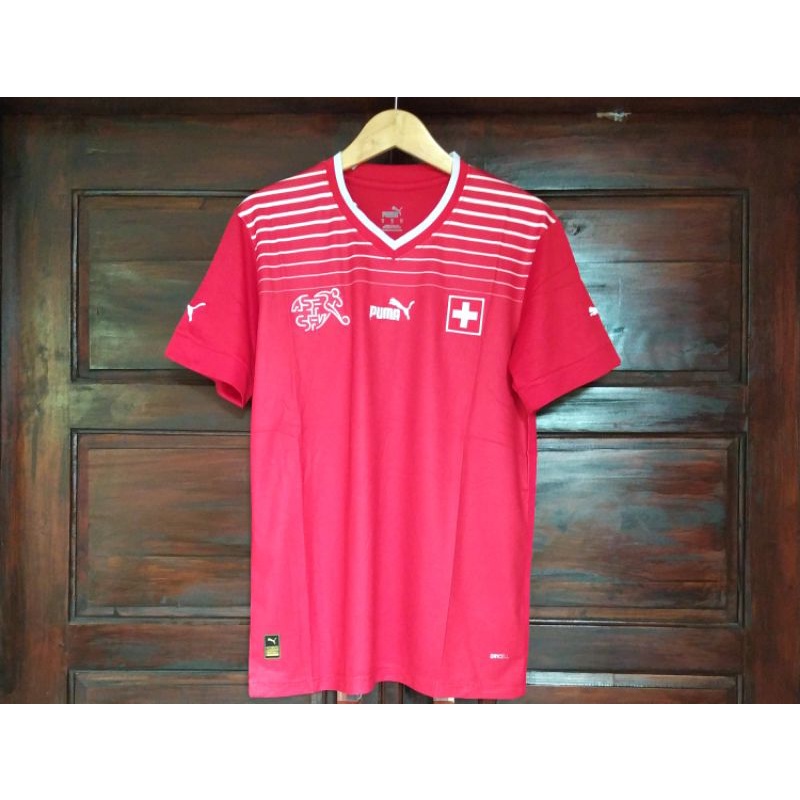 Swiss Country Football JERSEY HOME PILDUN WC QATAR 2022/2023 BIG SIZE ...