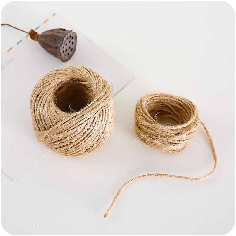 Tali Guni Natural Brown Hemp Rope DIY Craft Jute Rope Red White Cotton ...