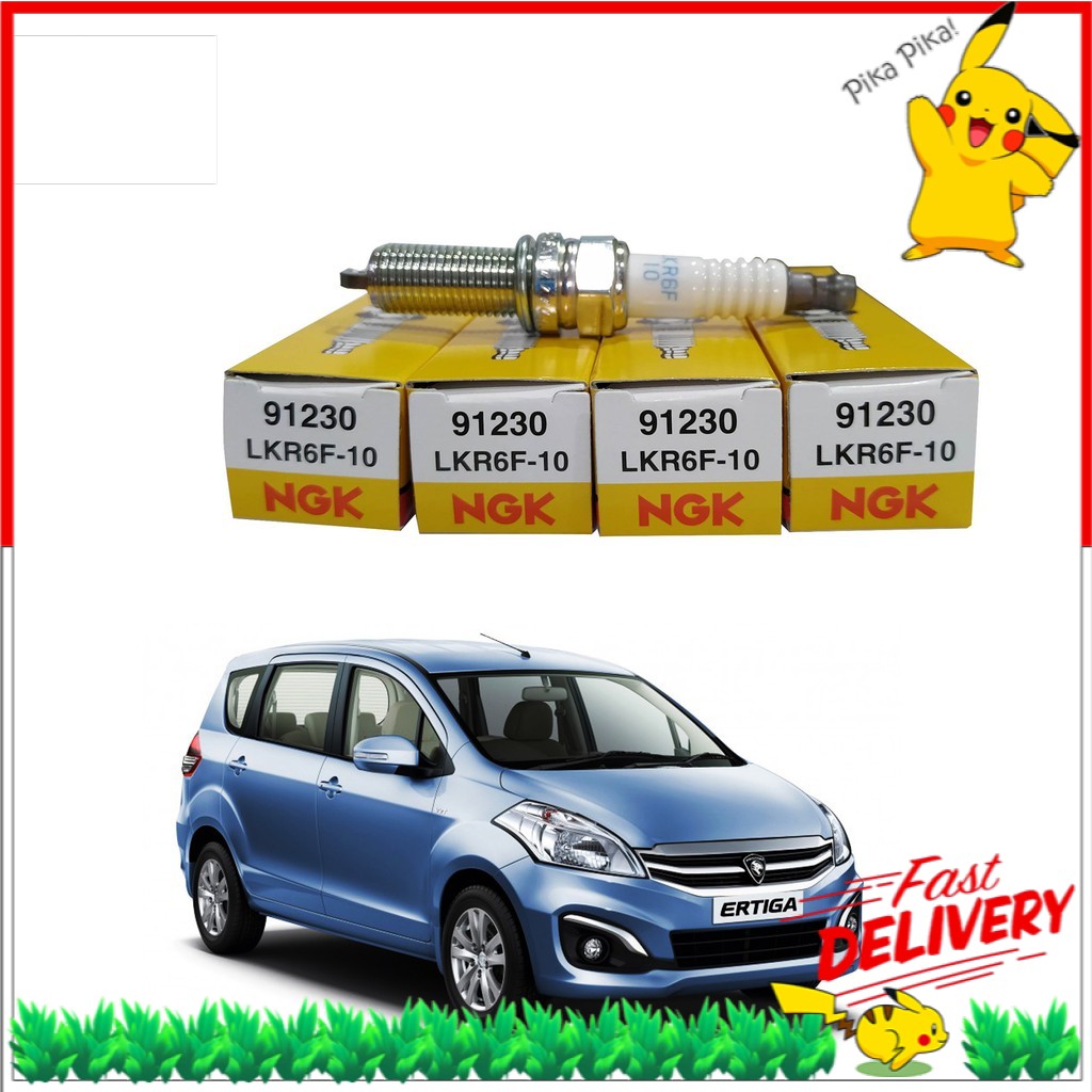 NGK SPARK PLUG PROTON ERTIGA (4PCS) (LKR6F-10) PKC | Shopee Malaysia