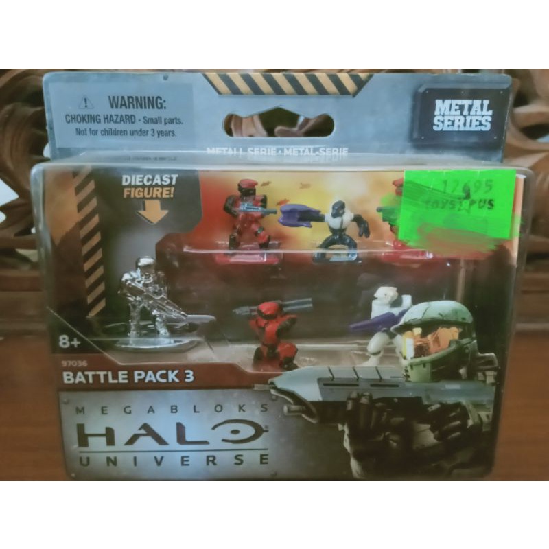 Mega Bloks Halo Metal Series Battle Pack 3 Set #97036 | Shopee Malaysia