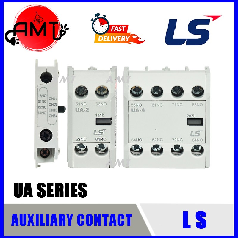 LS AUXILIARY CONTACT UA1/UA2/UA4 SIDE MOUNT/ FRONT MOUNT (CONTACTOR ...