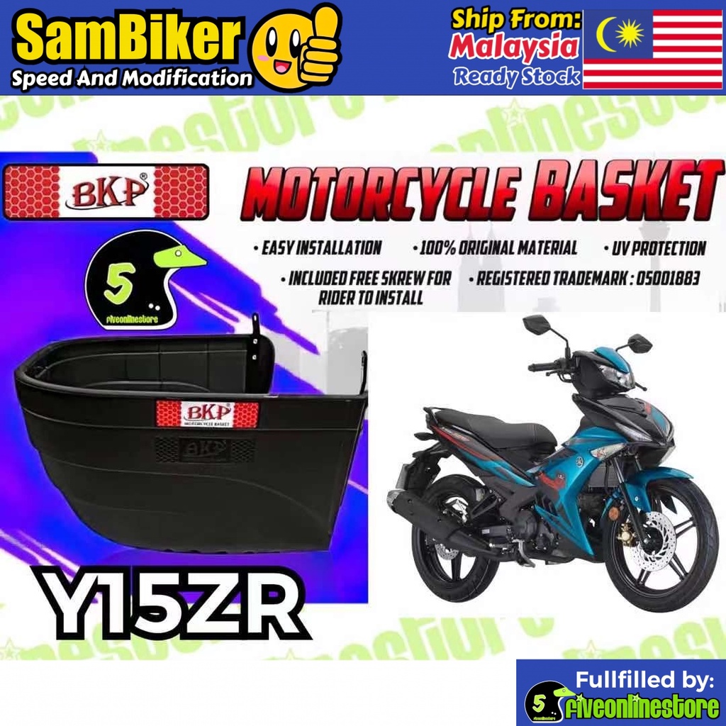 BKP Y15ZR Motorcycle Basket Plastic Quality Y15 Y15Z Bakul PVC ...