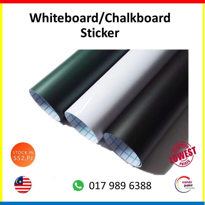 60*200cm Whiteboard Sticker Glossy white/Matte white Blackboard ...