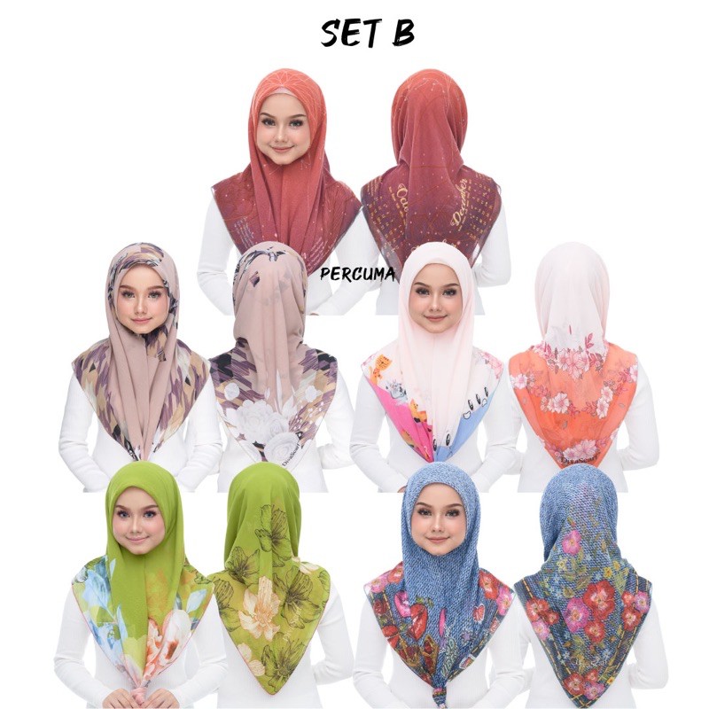 Diva Scarf 2020 - SET B (Bundle RTM) | Shopee Malaysia