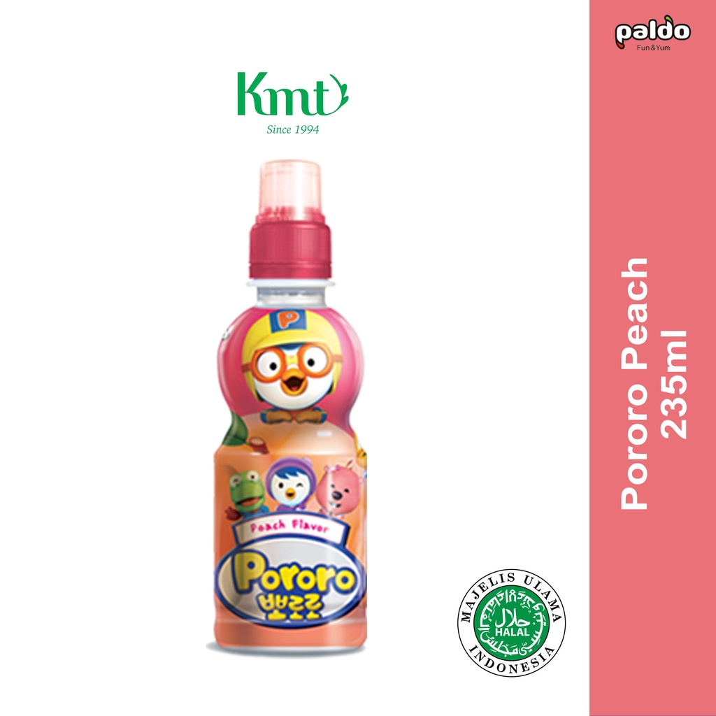 Paldo Pororo Peach (235ml) EXP date：SEP 2025 | Shopee Malaysia
