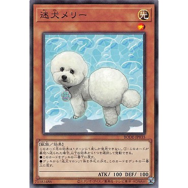 YUGIOH BODE-JP035 Outstanding Dog Mary | Shopee Malaysia