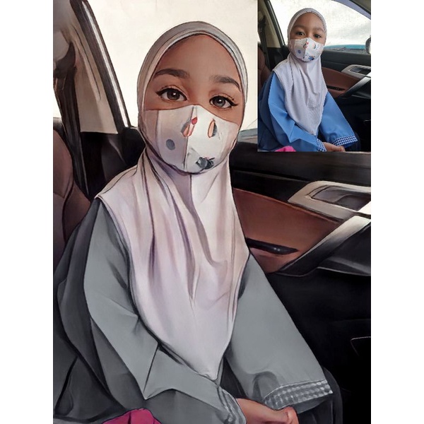LUKISAN DIGITAL painting DIGITAL PRINT POTRET | Shopee Malaysia