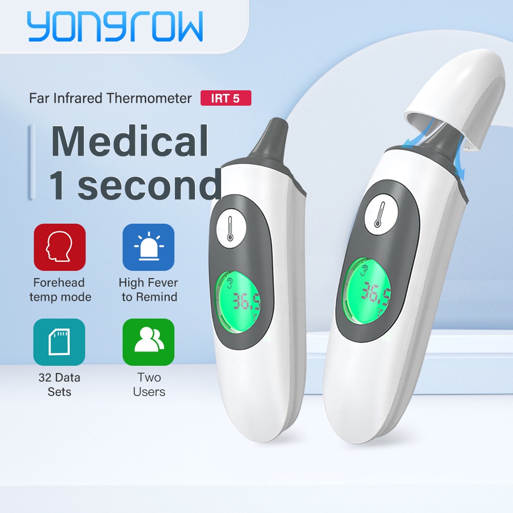 Yongrow Digital Forehead Non-Contact Infrared Thermometer | Shopee Malaysia