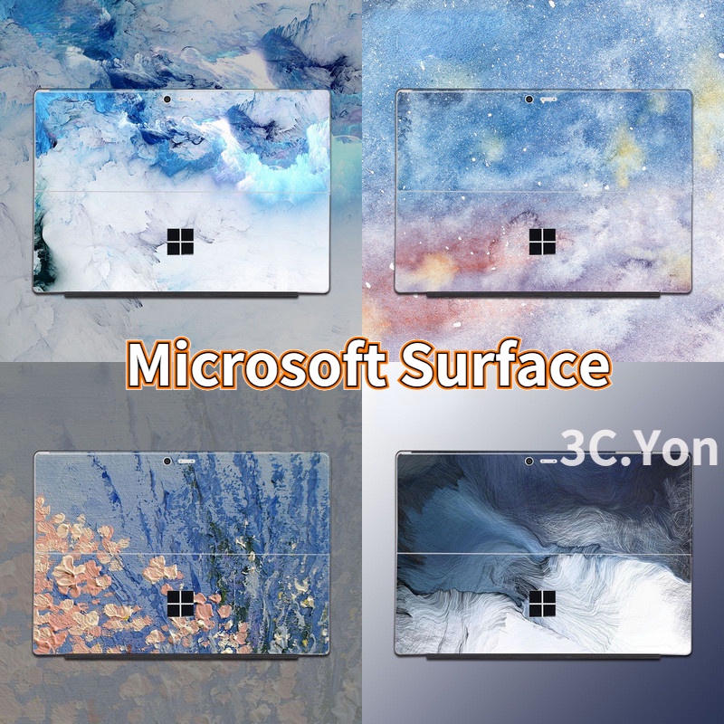 Fantasy Sticker for Microsoft Surface Go 3 Go 2 Surface Pro 9 8 7 6 5 4 3 2 X RT Blue Series ...