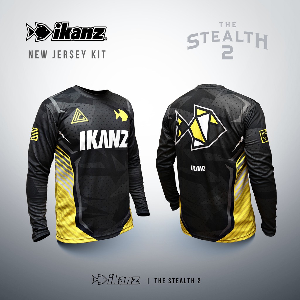 Ikanz Jersey Kit - "The Stealth 2" 100% Authentic | Shopee Malaysia