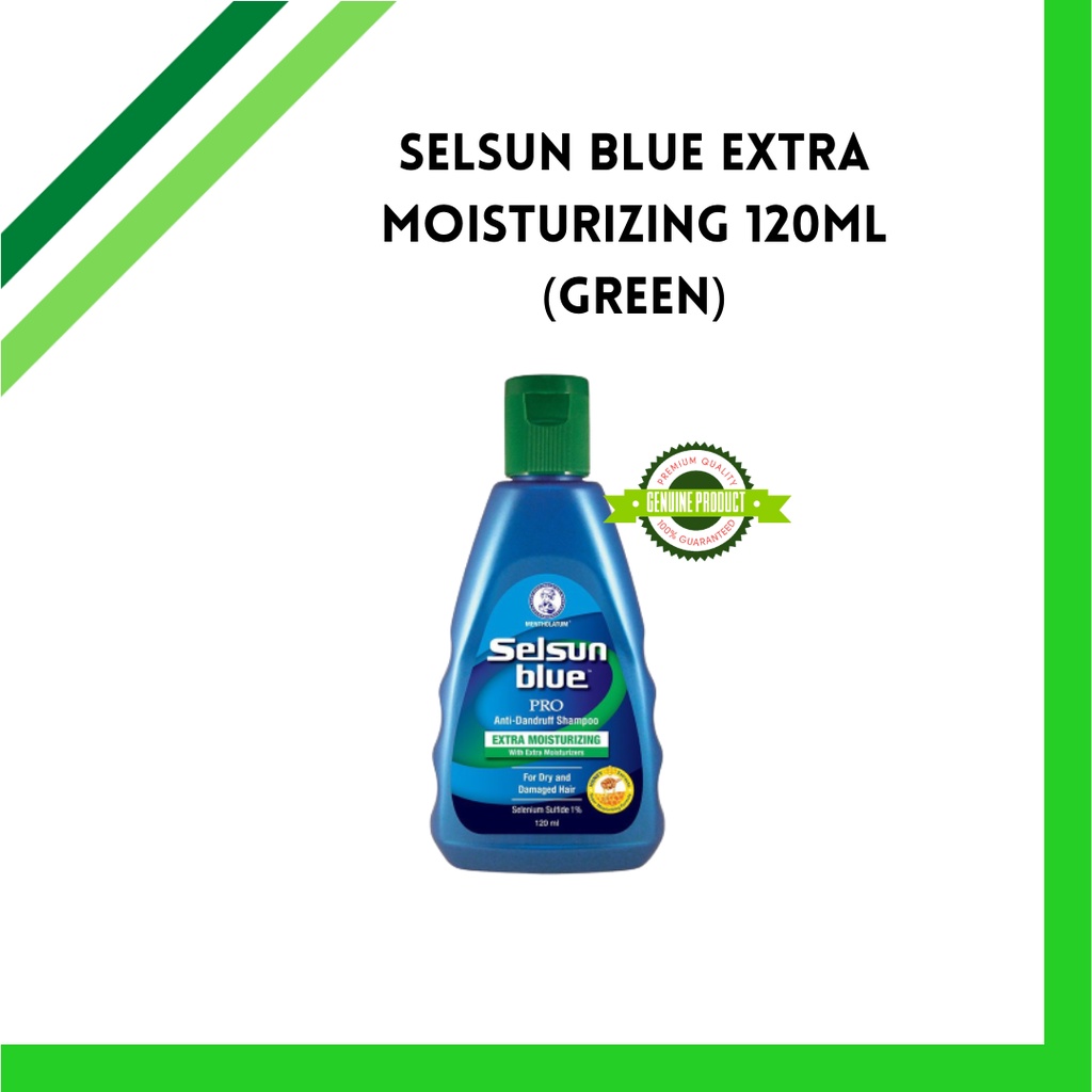 SELSUN BLUE EXTRA MOISTURIZING 120ML (GREEN) (CLEARANCE STOCK) | Shopee ...