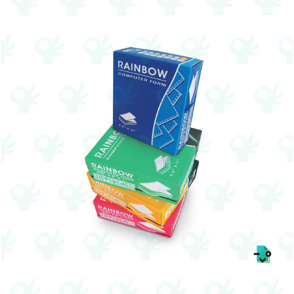 RAINBOW COMPUTER FORM 15" X 11" (1 PLY) | Shopee Malaysia