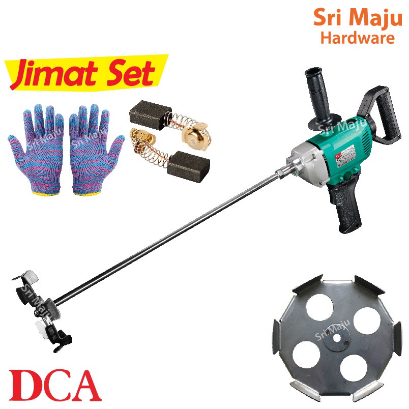 MAJU DCA AQU 160B Electric Mixer for Cement Paint Compound Mixing Mesin ...