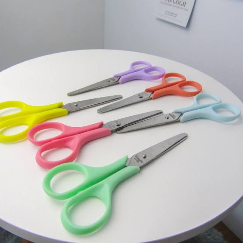 Joykids.id Beautiful PASTEL Color Paper Scissors, Children's Learning ...