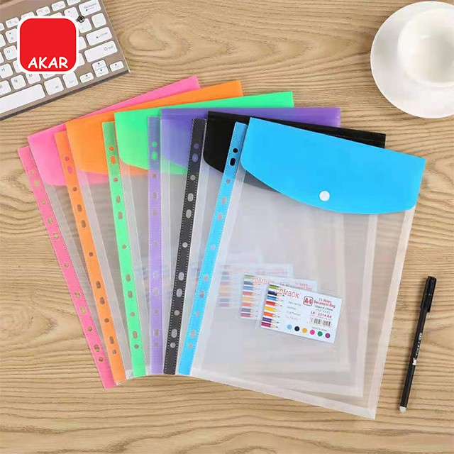 A4 Expandable Button File, Protector sheet (Top Open) -1pcs- | Shopee ...