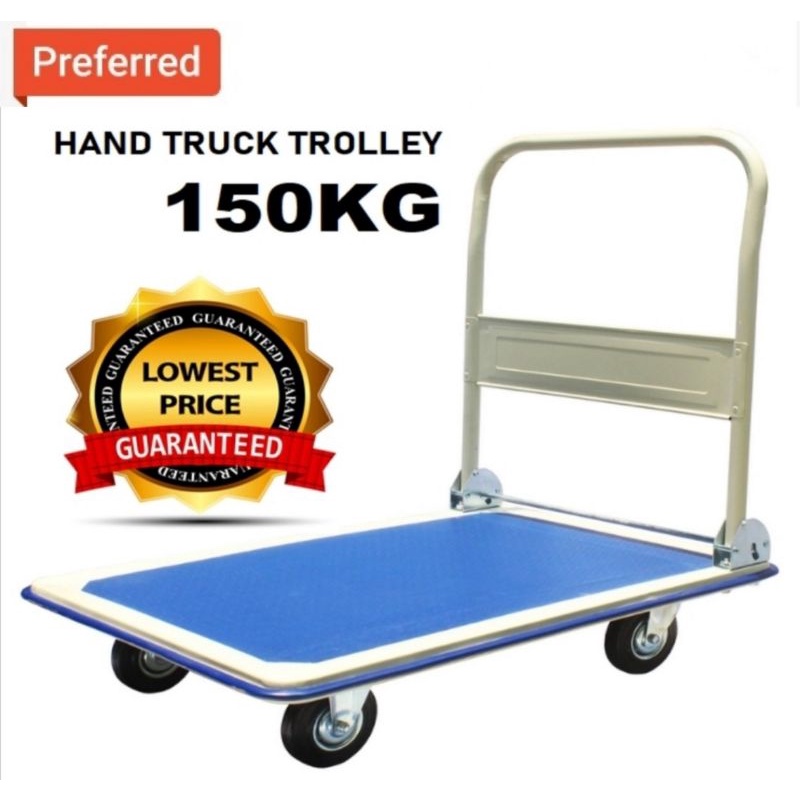 HEAVY DUTY 150kg Foldable Platform Hand Truck Trolley troli tolak ...