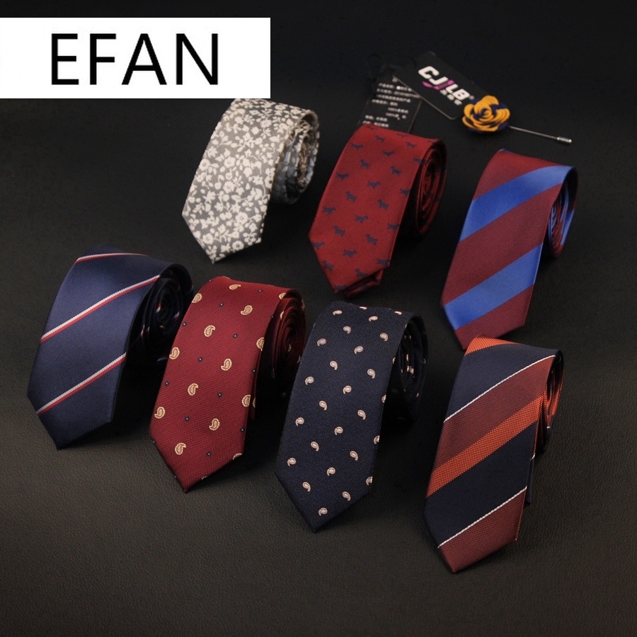 High Quality Fashion Men's Ties Pattern Red Mens Wedding Neckties 6cm ...