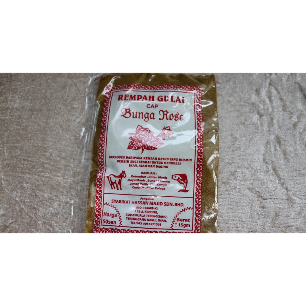 🌸 4 Rempah Gulai Cap Bunga Ros Terengganu SHJA🌸 | Shopee Malaysia