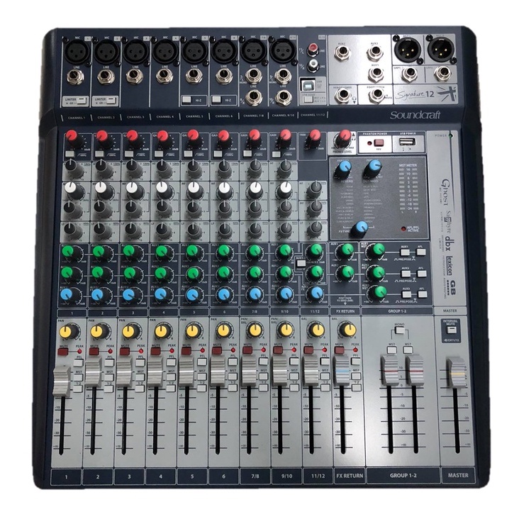 Soundcraft Signature 12 Sig 12 Professional Audio Analog 12-Channel ...