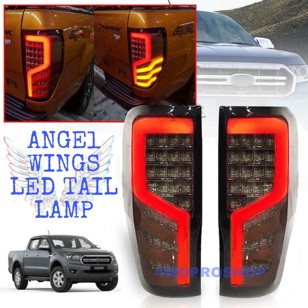 Ford Ranger Raptor Angel Wings Running Led Tail Lamp T6/T7/T8/RAPTOR ...