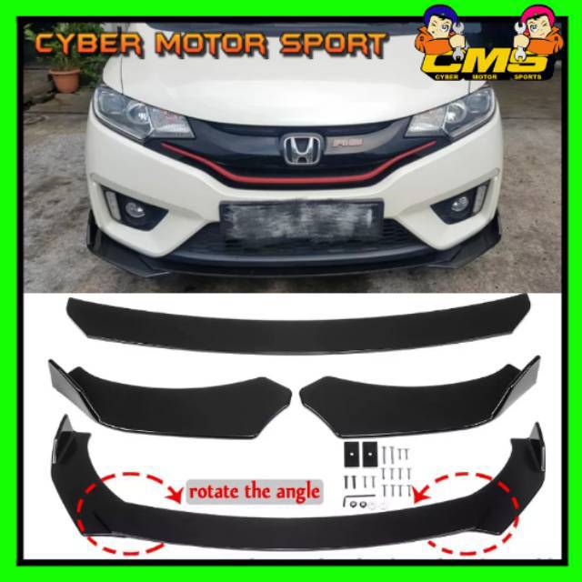 Universal bumper Lips. Front bumper winglets. Lip bumper Splitter ...