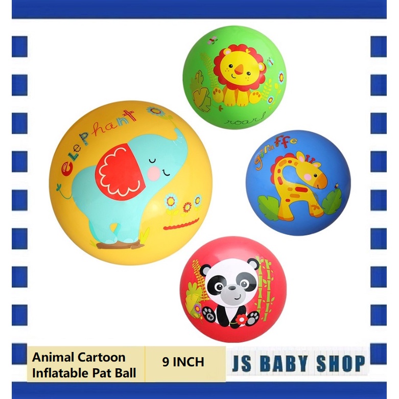 Fisher Price Animal Cartoon Inflatable Pat Ball [9 inch] Rubber Ball ...