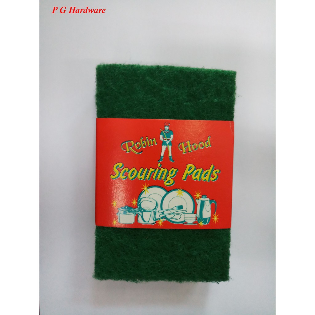 Robin Hood Scouring Pads 5 Pcs Per Pack | Shopee Malaysia