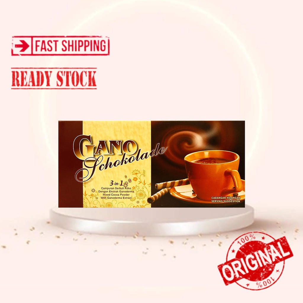 GANO EXCEL GANO SCHOKOLADE CHOCOLATE DRINKS (20 SACHETS) | Shopee Malaysia