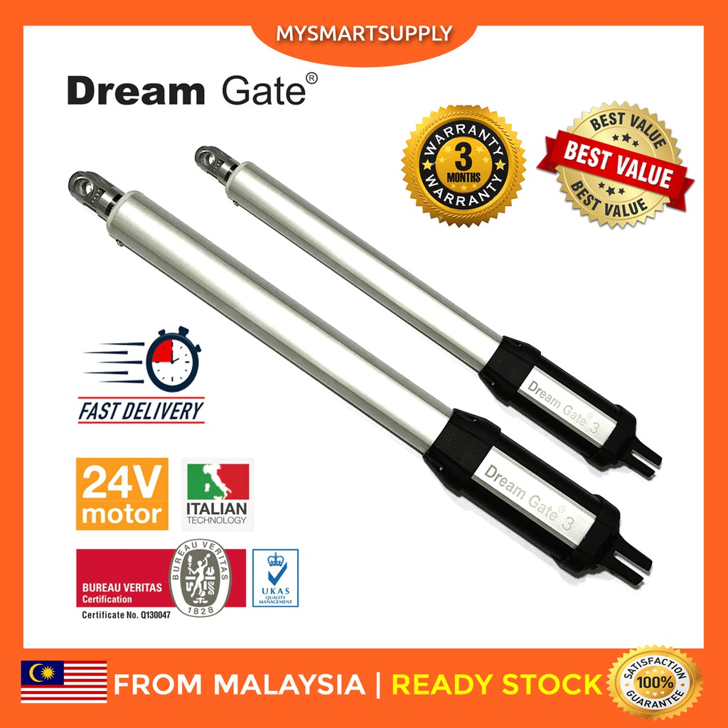 [READY STOCK] 2 x DREAM GATE 3 Motor Arm Autogate Swing Folding ...