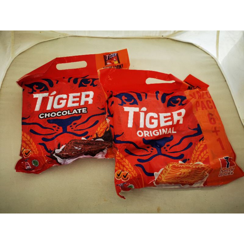 Tiger chocolate&orignal value pack6+1=7handy packs 372.4g | Shopee Malaysia