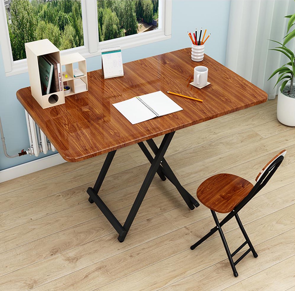 QB HP033 (Foldable Table/Foldable Chair) Foldable Dining Table Foldable ...