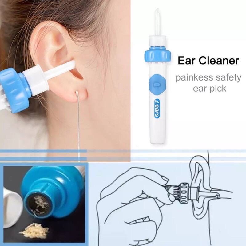 EAR WAX CLEANER alat pembersih telinga Pengorek telinga Pengering ...