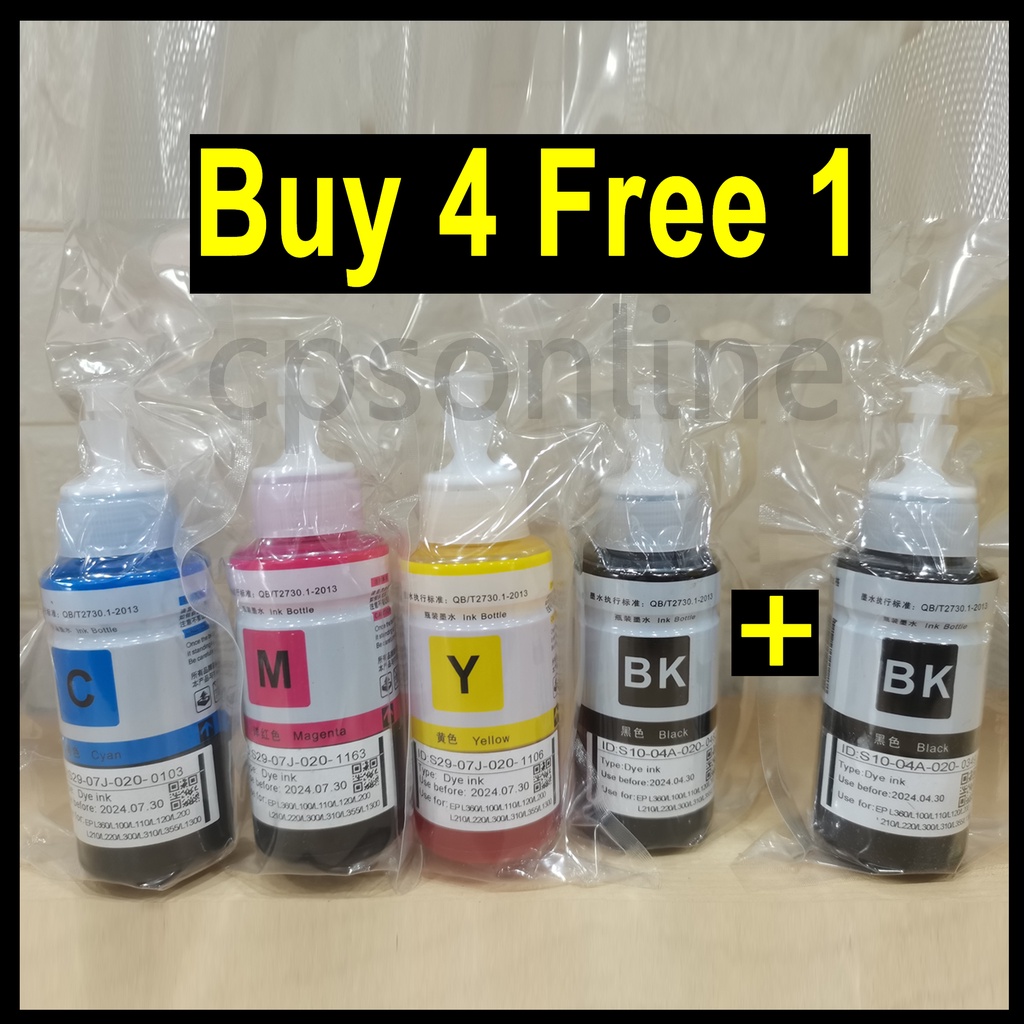 Ink Printer T664 / 664 Refill Ink Compatible For EP L120/L210/L360 ...