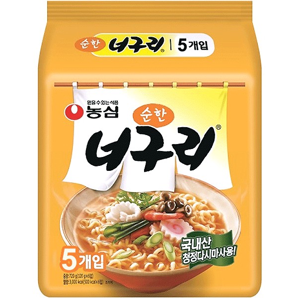 Orignal KOREA NongShim Neoguri Ramen 700g(Spicy Udong)3X Spicy Angry ...