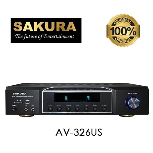 AV-326 US SAKURA SURROUND AMPLIFIER | Shopee Malaysia