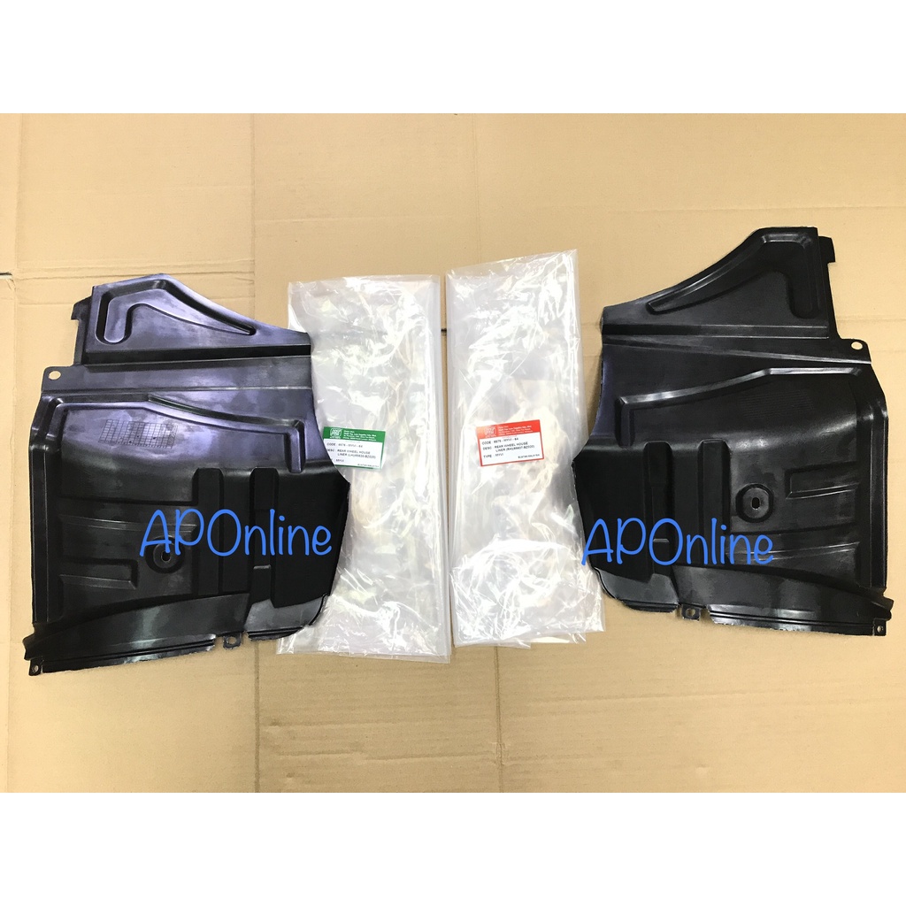 Perodua Myvi 2005-2010 Rear Inner Fender Cover / Wheel House Liner ...