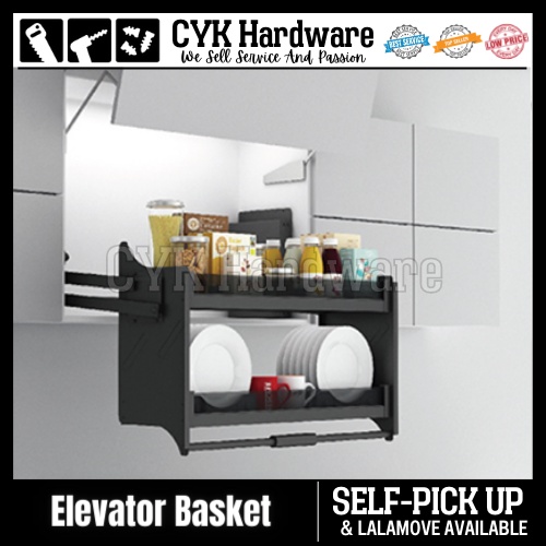 AXE™ Elevator Basket With Soft Close System Lift-Down Save Place ...